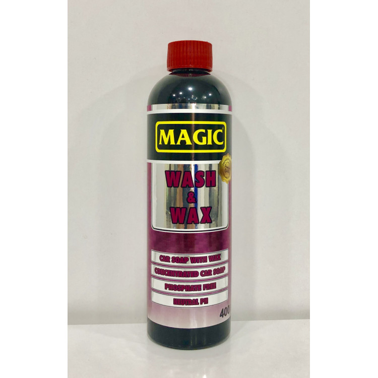 Magic Wash & Wax - Cilalı Araç Yıkama Şampuanı 1/128 - 400ml